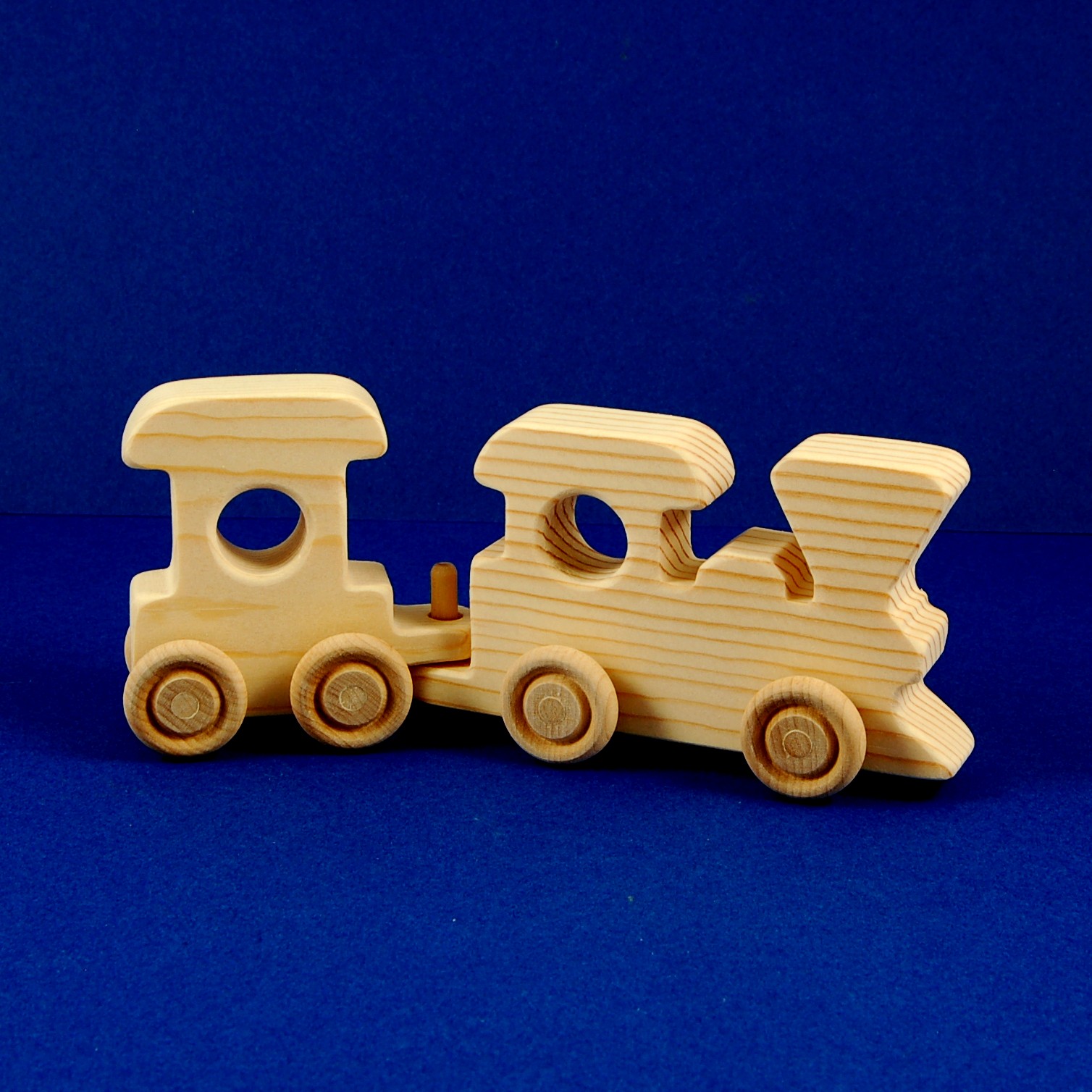 Train Birthday Party Favors - Package Of 5 Wood Toy 2 Car Train Sets ...